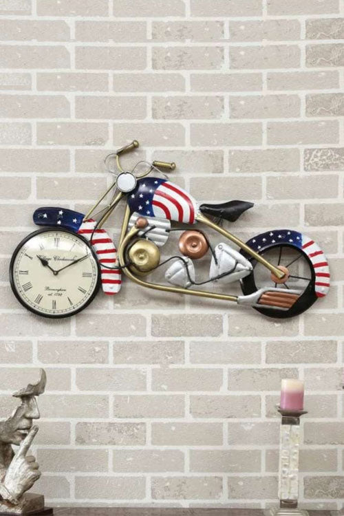 American Flag Metallic Bullet Wall Clock – Handikart Online Sales ...