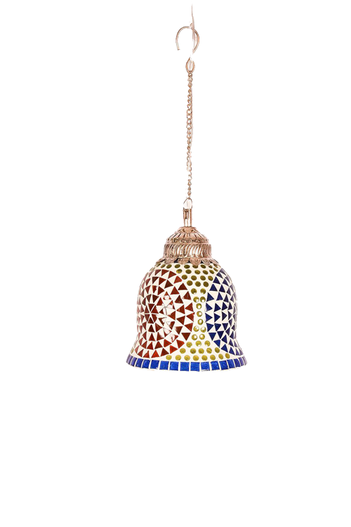 Bell Shaped Lamp With Large Circular Patterns – Handikart Online Sales ...